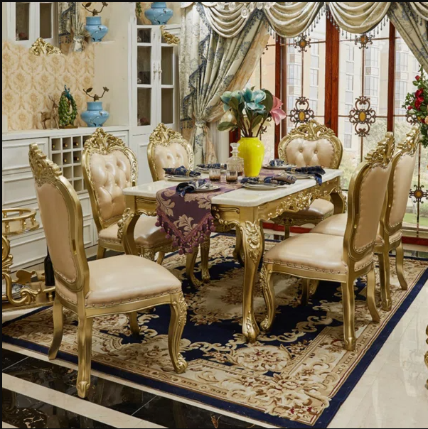 Meja Makan Mewah Cardila - Furniture Jepara Mewah Berkualitas