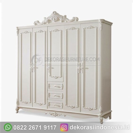 Lemari Pakaian Ligna Ukir Avery – Furniture Jepara Mewah Berkualitas